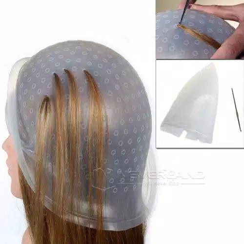 Jual Topi Highlight Karet High Light Cap Silicone Bleaching Cat Rambut ...