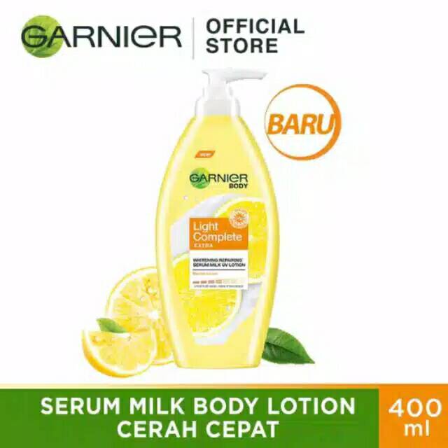 Jual GARNIER body serum milk Uv 400ml | Shopee Indonesia