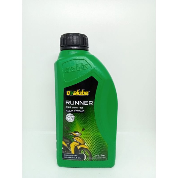 Jual OLI EVALUBE RUNNER 4T 800ml SAE 20W-40 MOTOR OIL BEBEK | Shopee ...