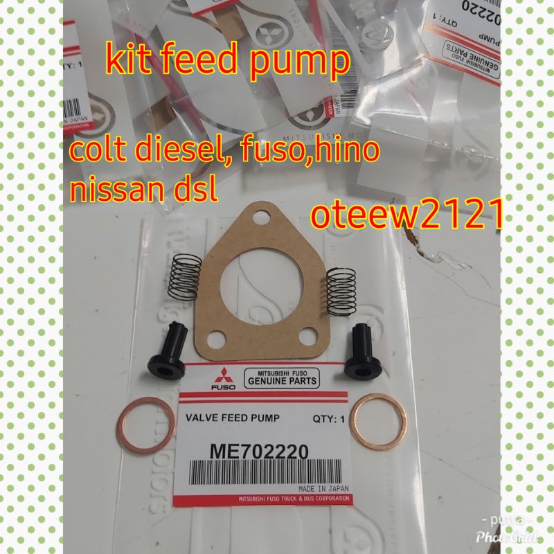 Jual repair kit feed pump valve feed pump isi dalam pompa solar assy ...
