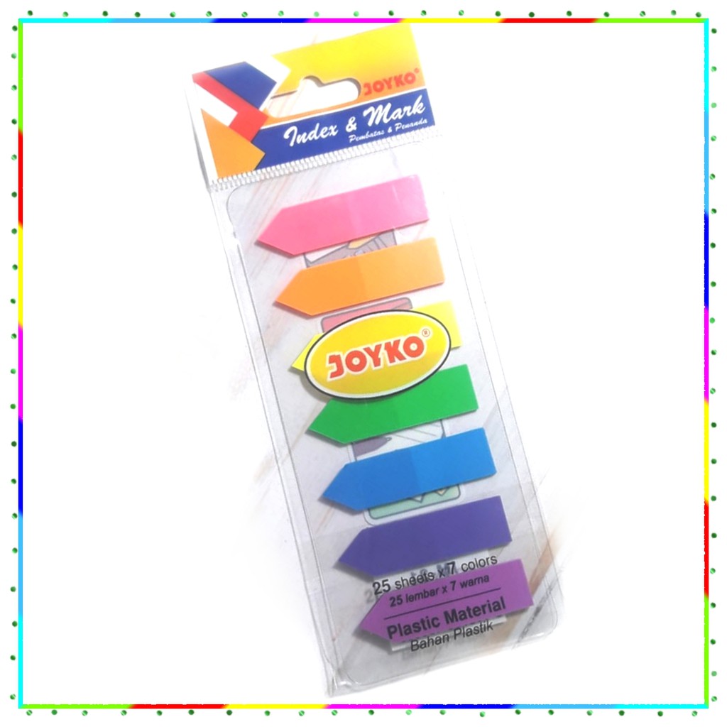 Jual Sticky Note Joyko bentuk panah sebagai pembatas dan penanda ...