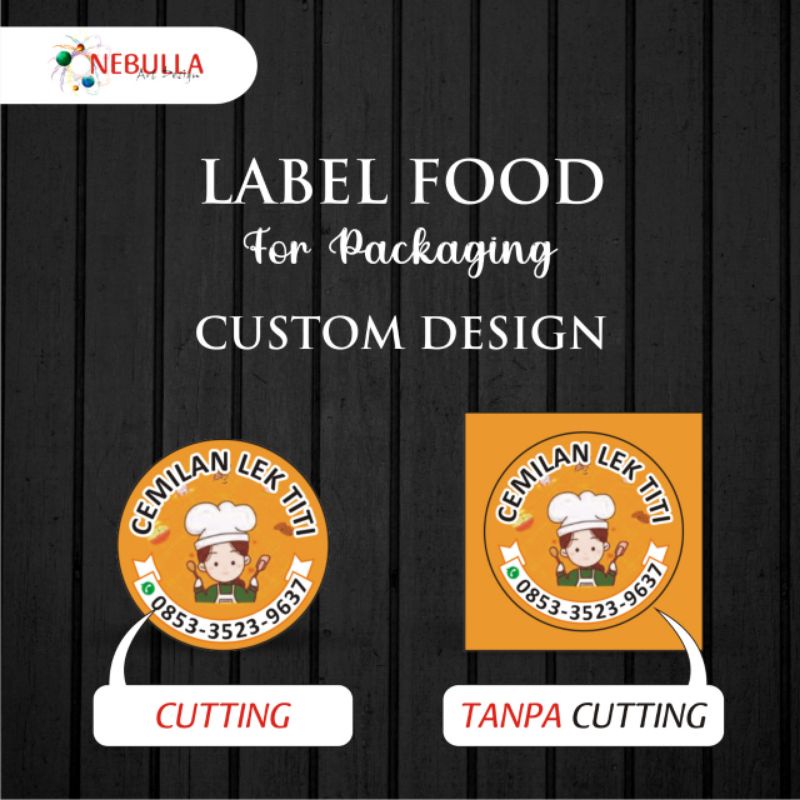 Jual sticker label for food packaging | Shopee Indonesia