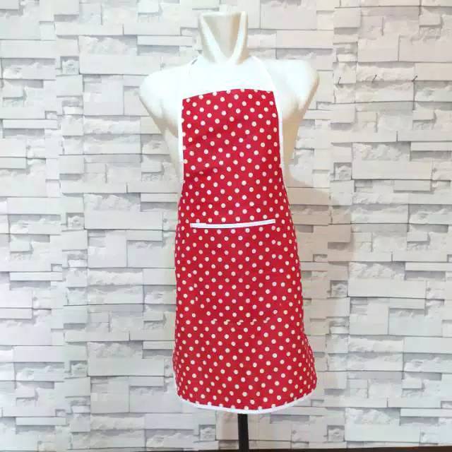 Jual CELEMEK KATUN/CELEMEK MASAK/CELEMEK DAPUR/APRON MASAK | Shopee ...