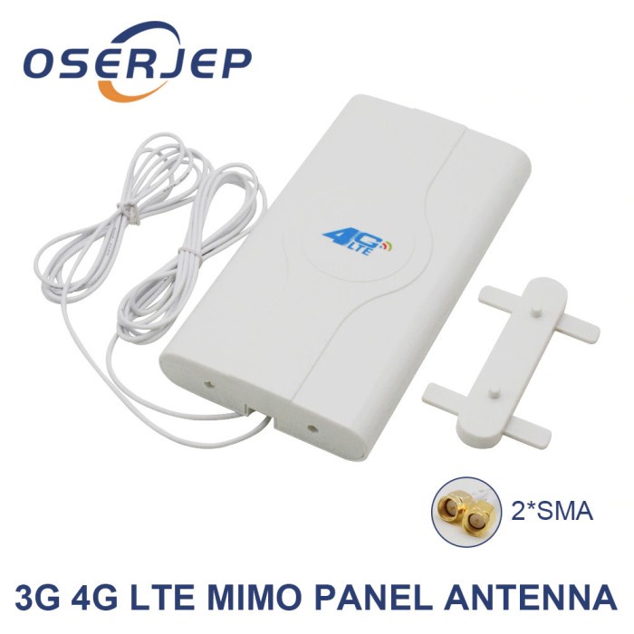 Jual Antena Mimo Panel Antena Modem router 3G 4G SMA Port | Shopee ...