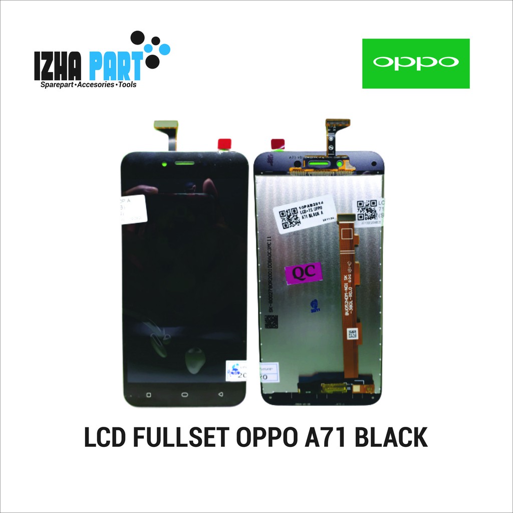 Jual Lcd Touchscreen Oppo A71 ( HITAM ) | Shopee Indonesia