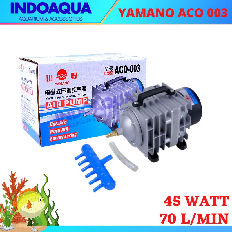 Jual Aerator Yamano ACO 003 | Pompa Udara Kolam Ikan | Pompa Udara Bioflok Lele | Shopee Indonesia