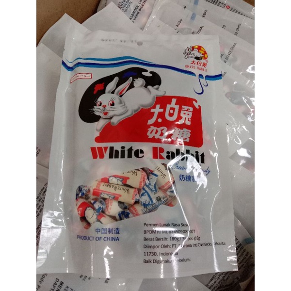 Jual permen susu white rabbit 180g | Shopee Indonesia