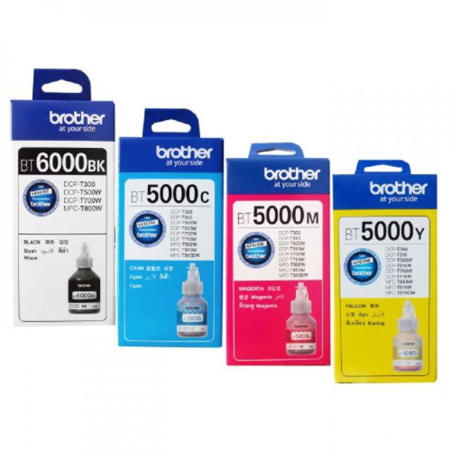 Jual Depan Paket 1 Set Tinta Brother BT6000BK/BTD60BK & BT5000 Original ...