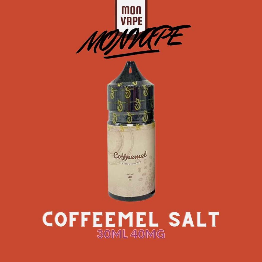 Jual COFFEEMEL SALT CARAMEL COFFEE 30ML 40MG SALTNIC E-LIQUID VAPORIZER ...