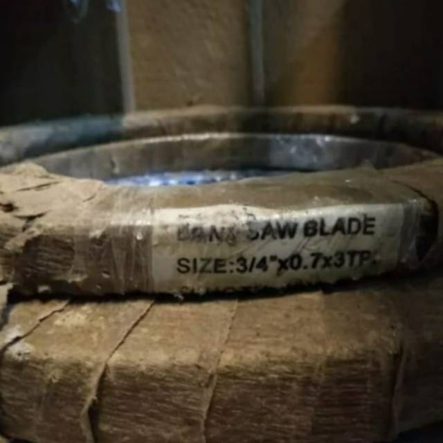 Jual GERGAJI PITA KAYU 19 mm x 0.7 x 3 Tpi ROLL Panjang 50 Meter BAND ...