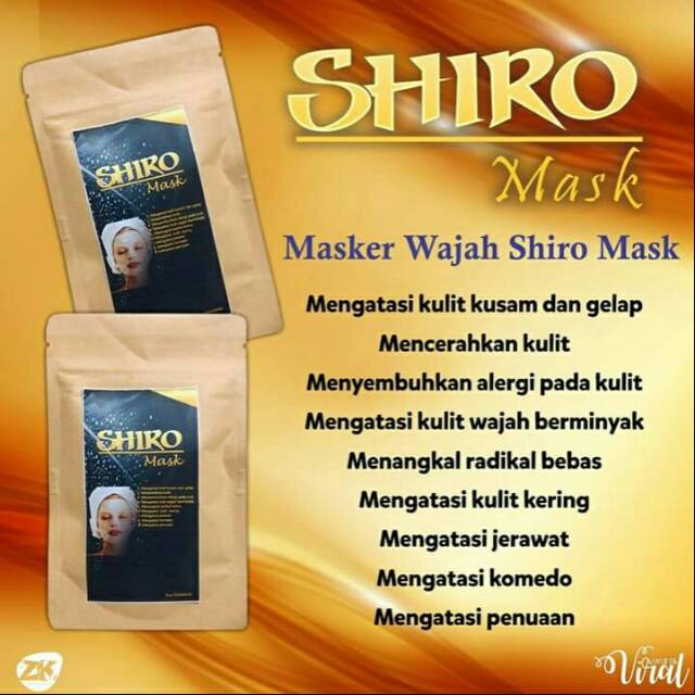 Jual Shiro Mask 100% ORIGINAL Kosmetik Viral | Shopee Indonesia