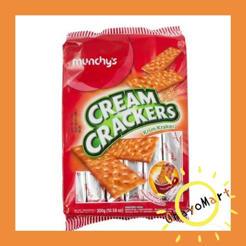 Jual Munchys Cream Crackers / Munchy's Krim Kraker / Biskuit Krim ...