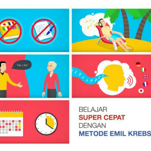 Jual BELAJAR BHS.INGGRIS SUPER CEPAT (METODE EMIL KREBS) | Shopee Indonesia