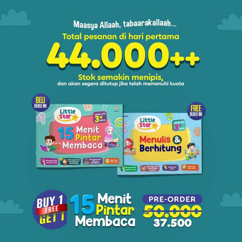 Jual 15 Menit Pintar Membaca Shopee Indonesia