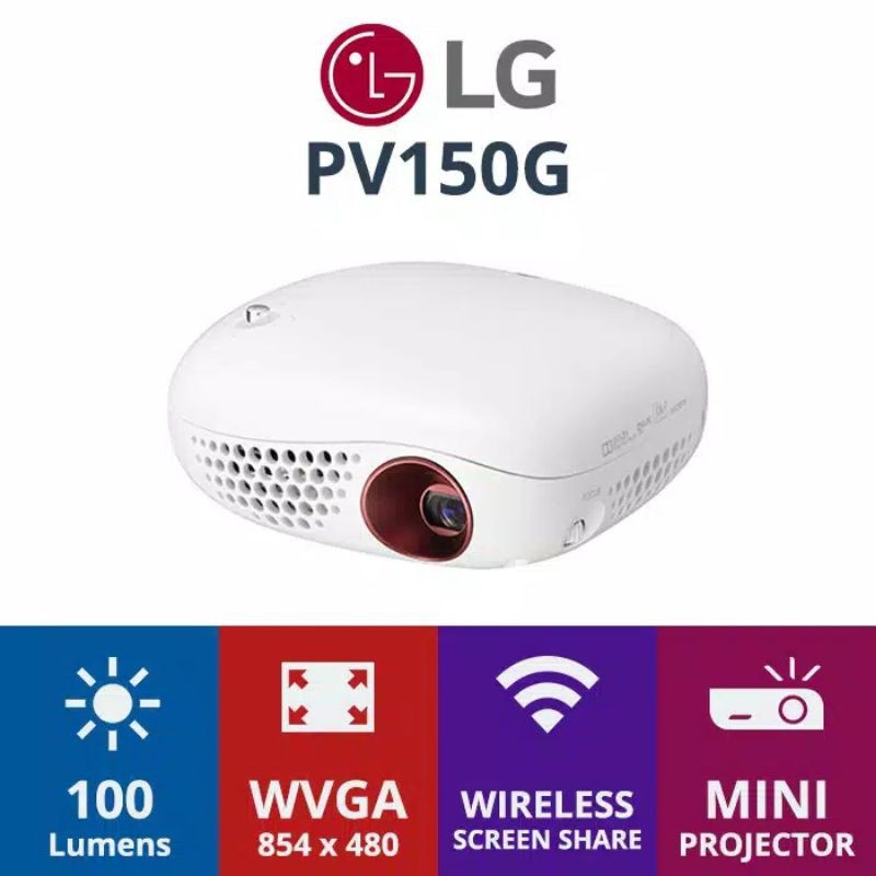 Jual JUAL INFOKUS MINI PROYEKTOR LG PV150G KONDISI 95% EX PERUSAHAAN ...