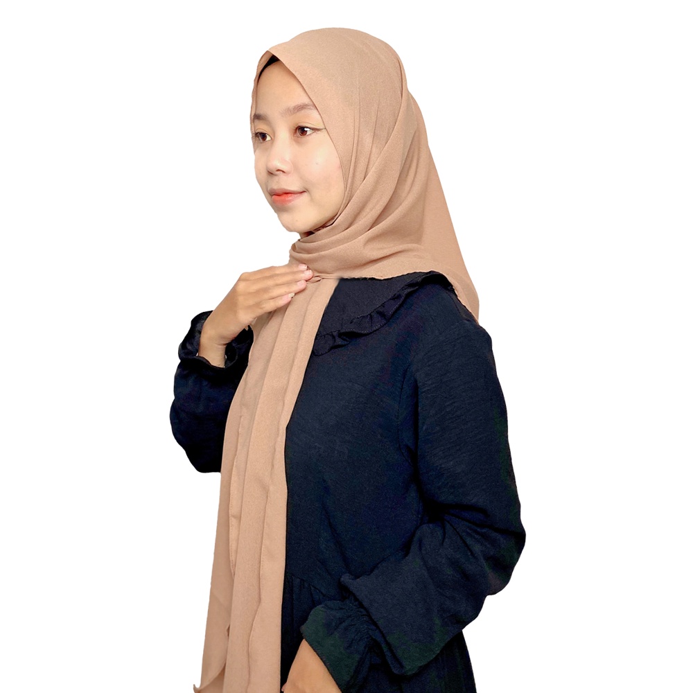 Jual Maula Hijab - Kerudung Pashmina Oval Jilbab Pasmina Diamond | Shopee Indonesia