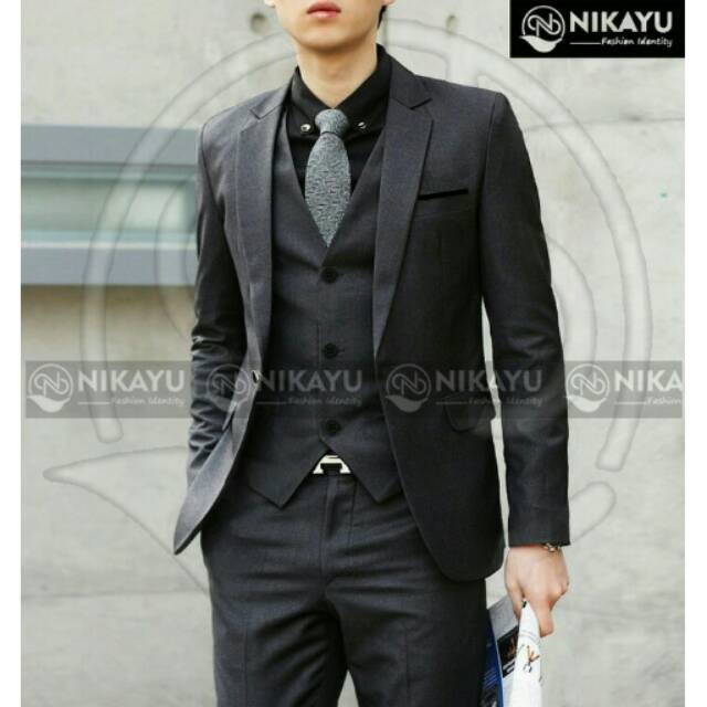 Jual PREMIUM Blazer RAMOS PREMIUM - Jas Pria Slimfit Korea Style Semi ...