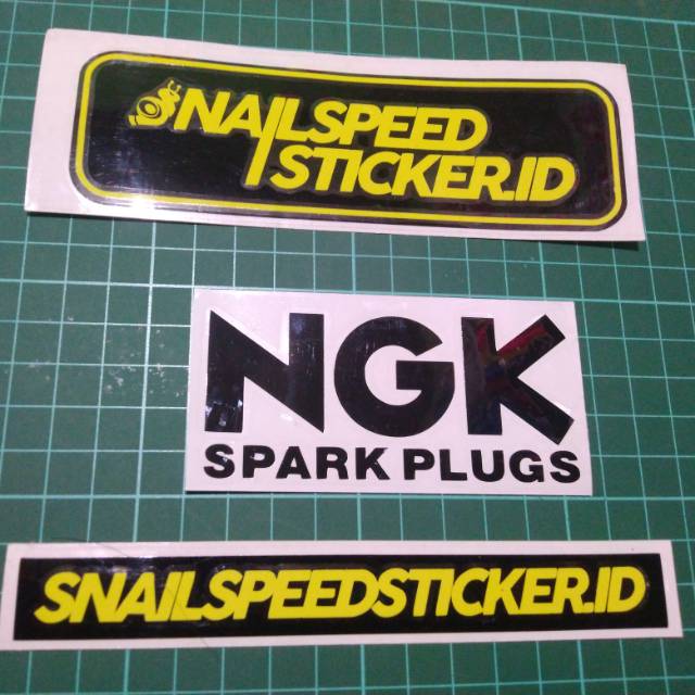 Jual Sticker universal logo NGK spark plugs 10cm | Shopee Indonesia