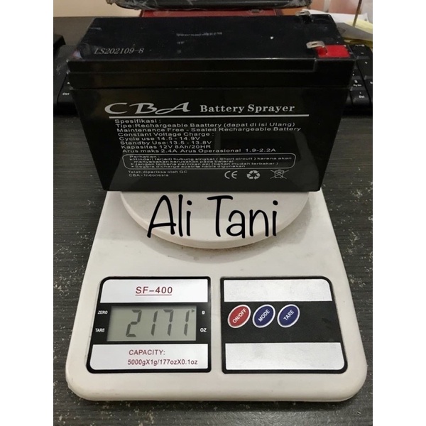 Jual BATERAI CBA AKI/BATRE Sprayer/Tengki Elektrik Kapasitas 8 AH/12 V ...