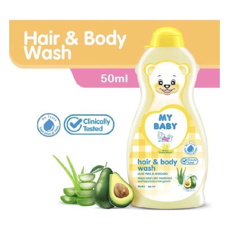 Jual My Baby Hair & Body Wash 50ml 50 ml | Shopee Indonesia
