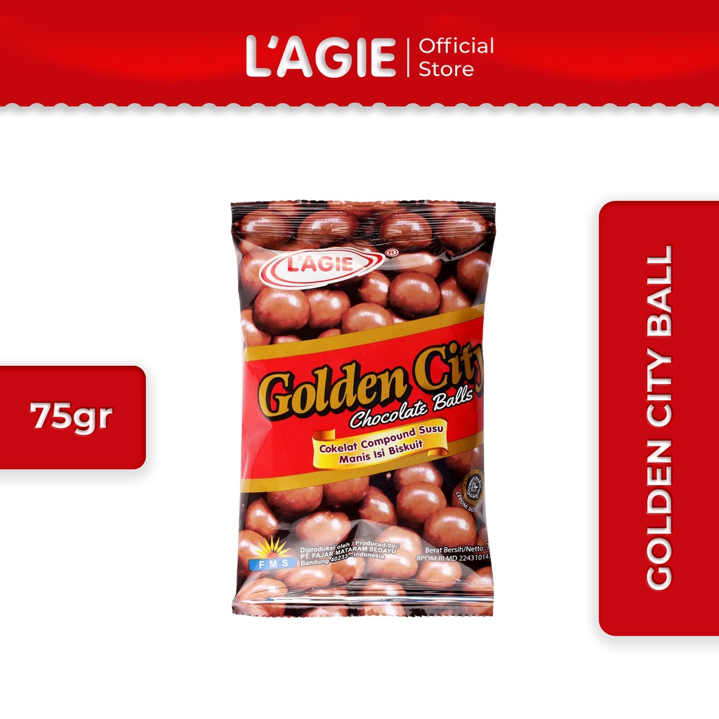 Jual Lagie Coklat Biskuit Golden City 75gr | Shopee Indonesia