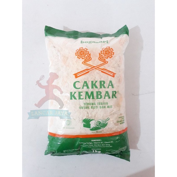 Jual Tepung Terigu Cakra Kembar Clear Bag 1kg | Shopee Indonesia