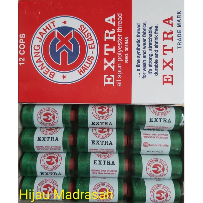 Jual Benang Super Quality Merk EXTRA 500 Yard Dengan Bermacam Warna ...