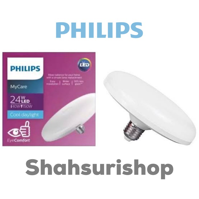 Jual LAMPU PHILIPS LED BULB UFO 24W 24 W WATT E27 | Shopee Indonesia