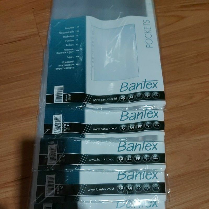 Jual pp pocket bantex a4 type 2040 isi 20 lembar | Shopee Indonesia