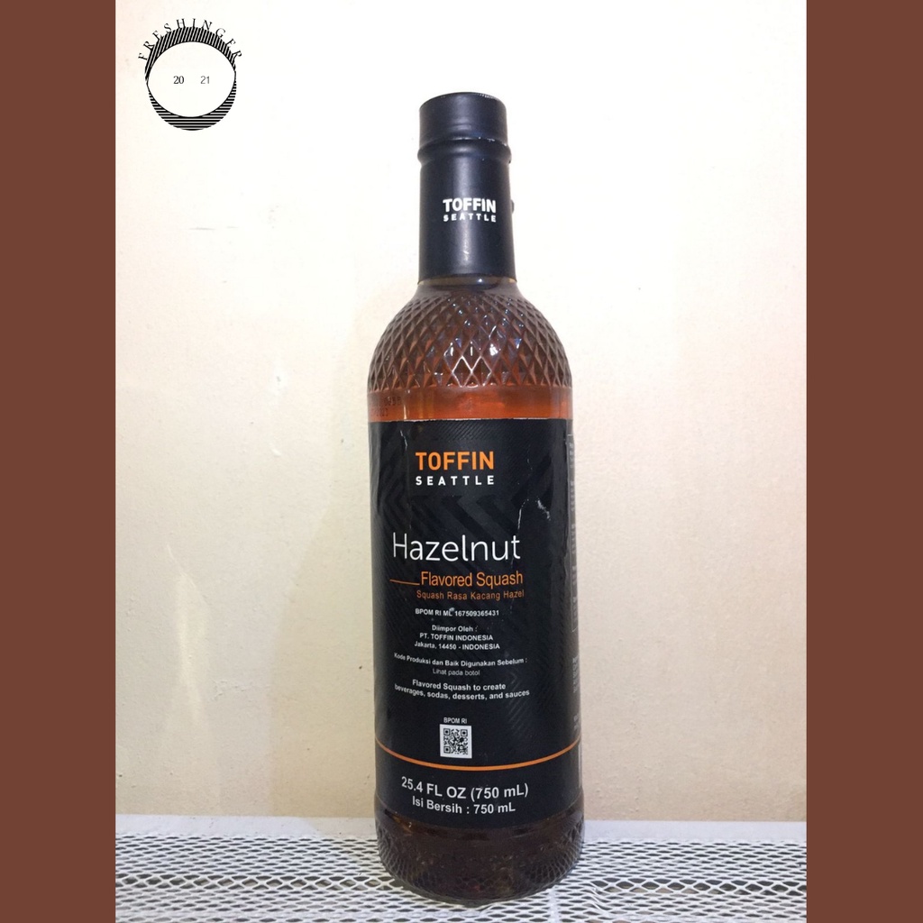 Jual Toffin Syrup Hazelnut Toffin Sirup Caramel 750ml | Shopee Indonesia