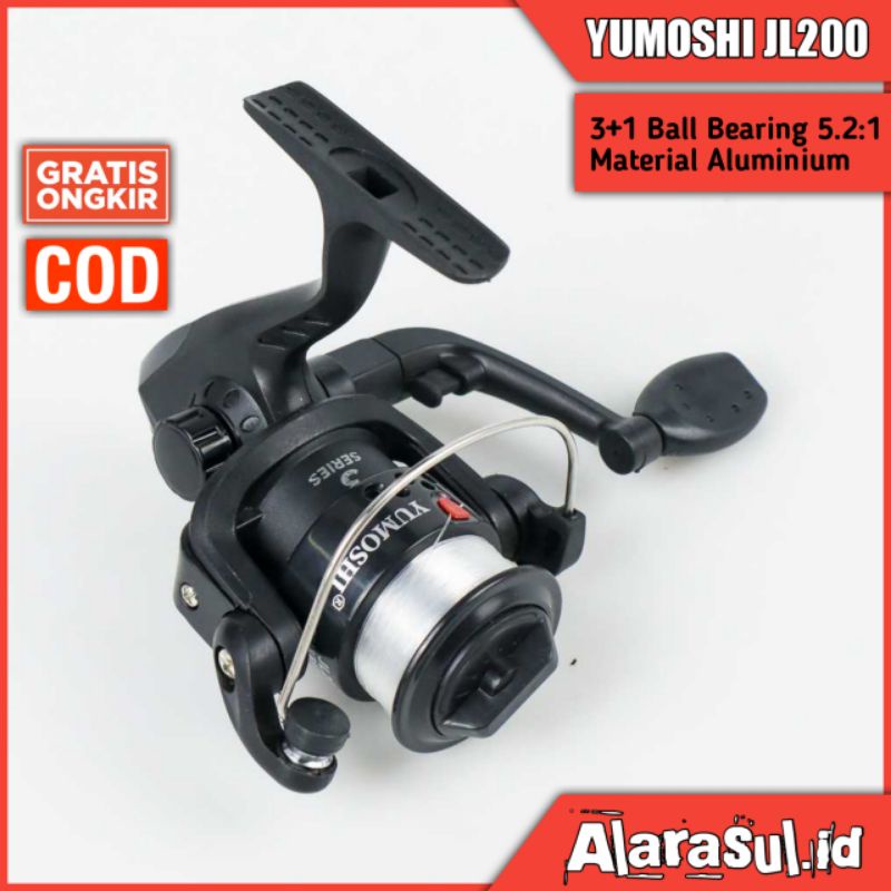 Jual Reel Pancing Rill Pancing Murah YUMOSHI JM200 Reel Pancing ...