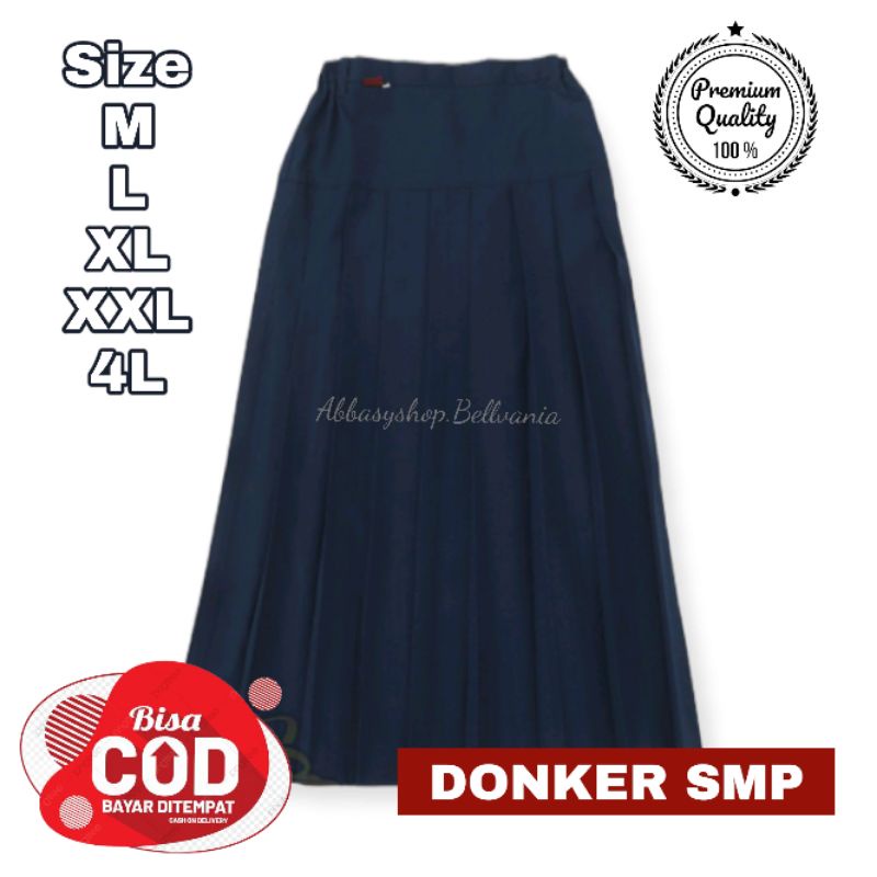 Jual ROK SERAGAM DONGKER SMP PANJANG - ROK SERGAM SEKOLAH - ROK SERAGAM ...
