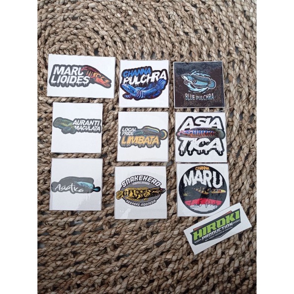 Jual Sticker Ikan Channa Printing. minimal 5 sticker | Shopee Indonesia