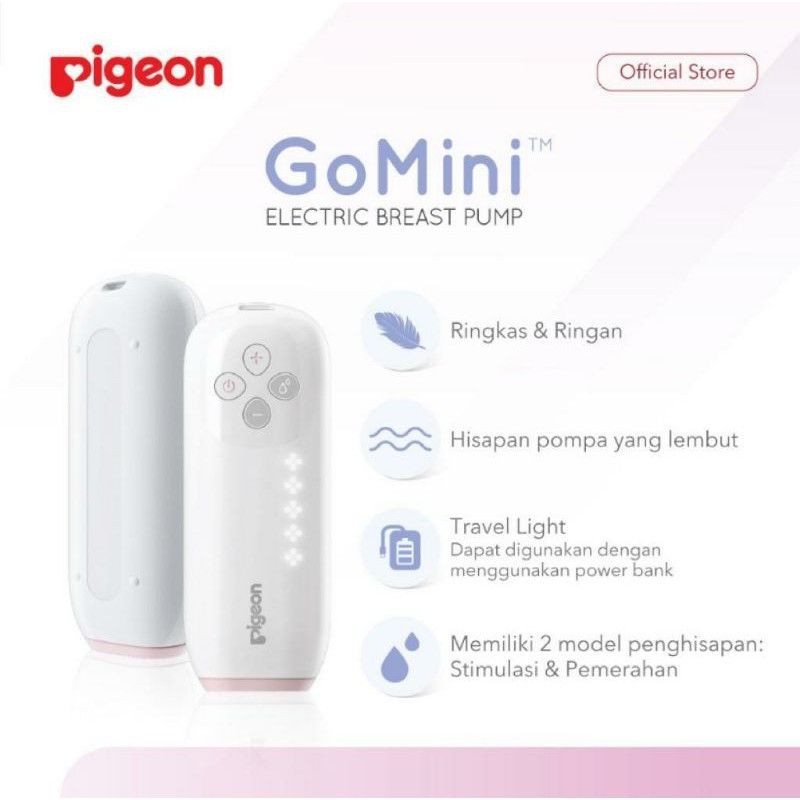 Jual PIGEON Go Mini GoMini Single Electric Breast Pump | Shopee Indonesia