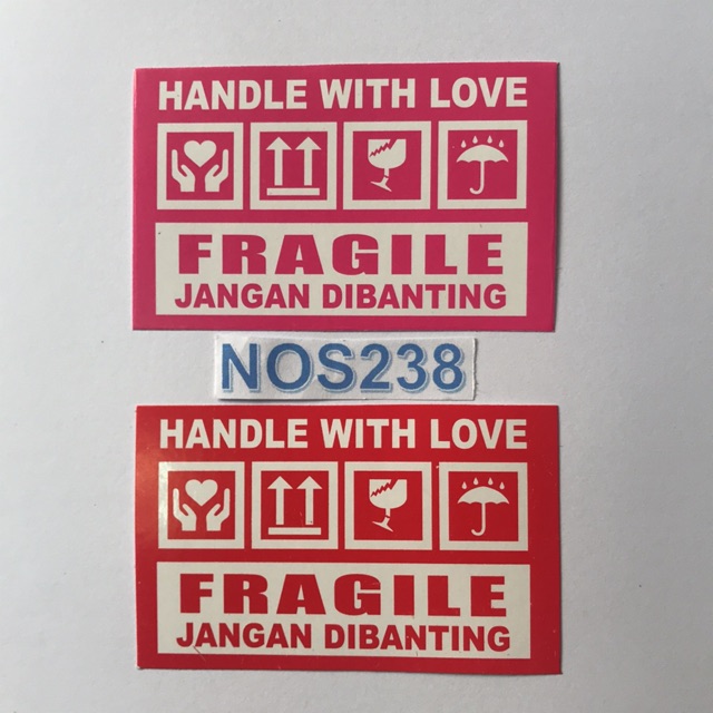 Jual Stiker Fragile 5x8cm isi 100lembar | Shopee Indonesia