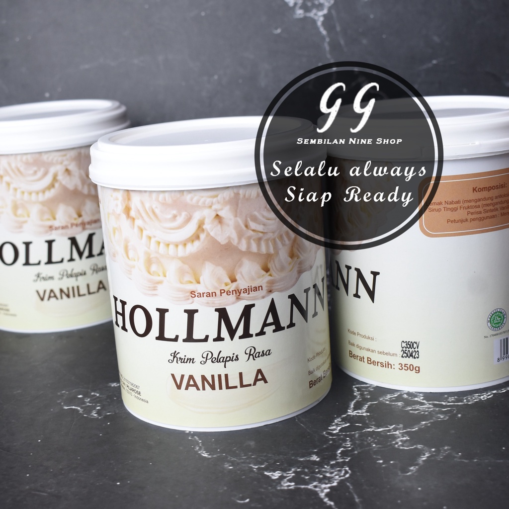 Jual HOLLMANN BUTTER CREAM 350 Gram Buttercream Holman Hollman Holmann ...