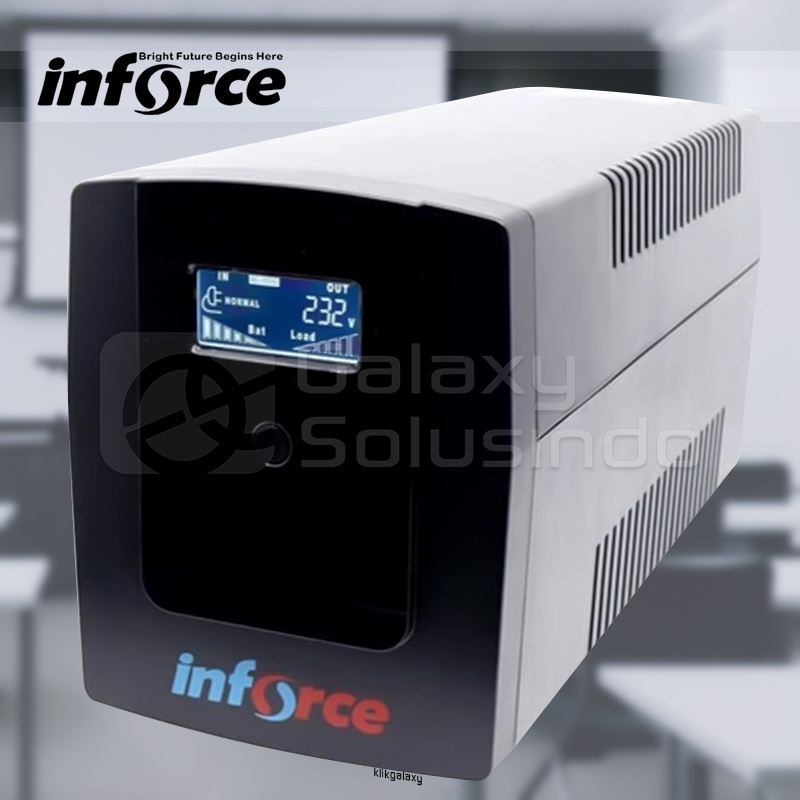 Jual INFORCE IF-1200VA UPS 1200VA With AVR and LCD Display | Shopee ...