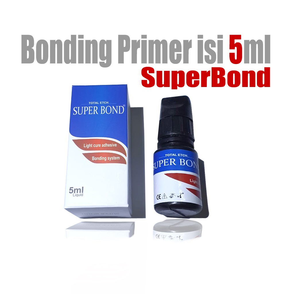Jual primer SUPER BOND isi 5 ml bahan pembuat lem veener | Shopee Indonesia