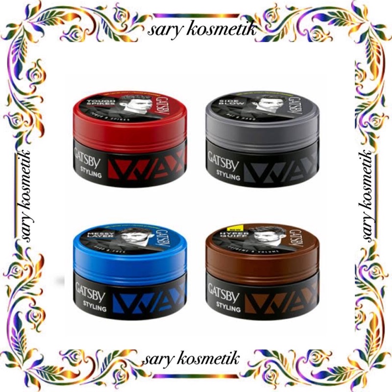 Jual GATSBY WAX STYLING MINYAK RAMBUT PIRA 25 GR - WAXING RAMBUT PRIA ...
