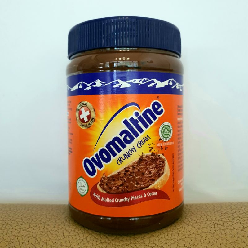 Jual Ovomaltine Crunchy Cream 680 Gram Selai Coklat Ovomaltin Cokelat ...