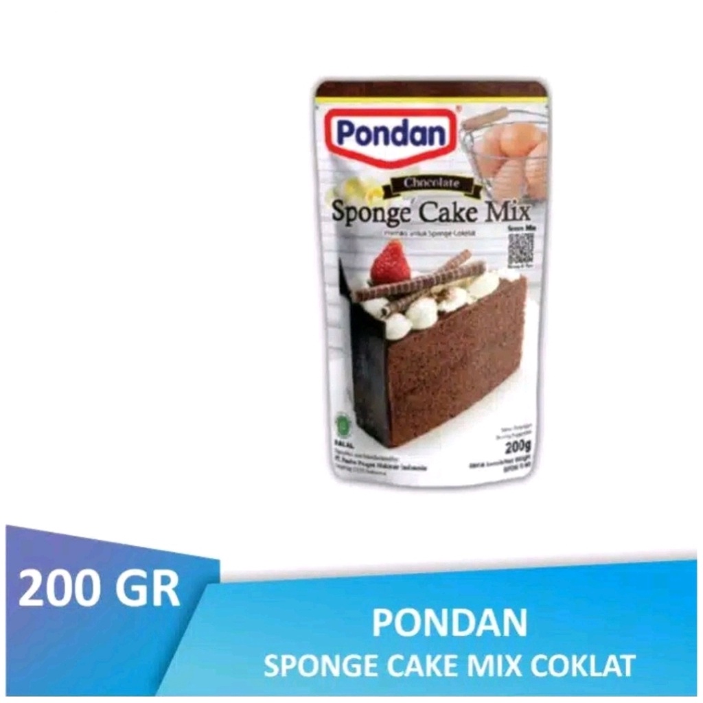 Jual PONDAN SPONGE CAKE 200GR ( VANILLA, COKLAT DAN PANDAN ) | Shopee ...