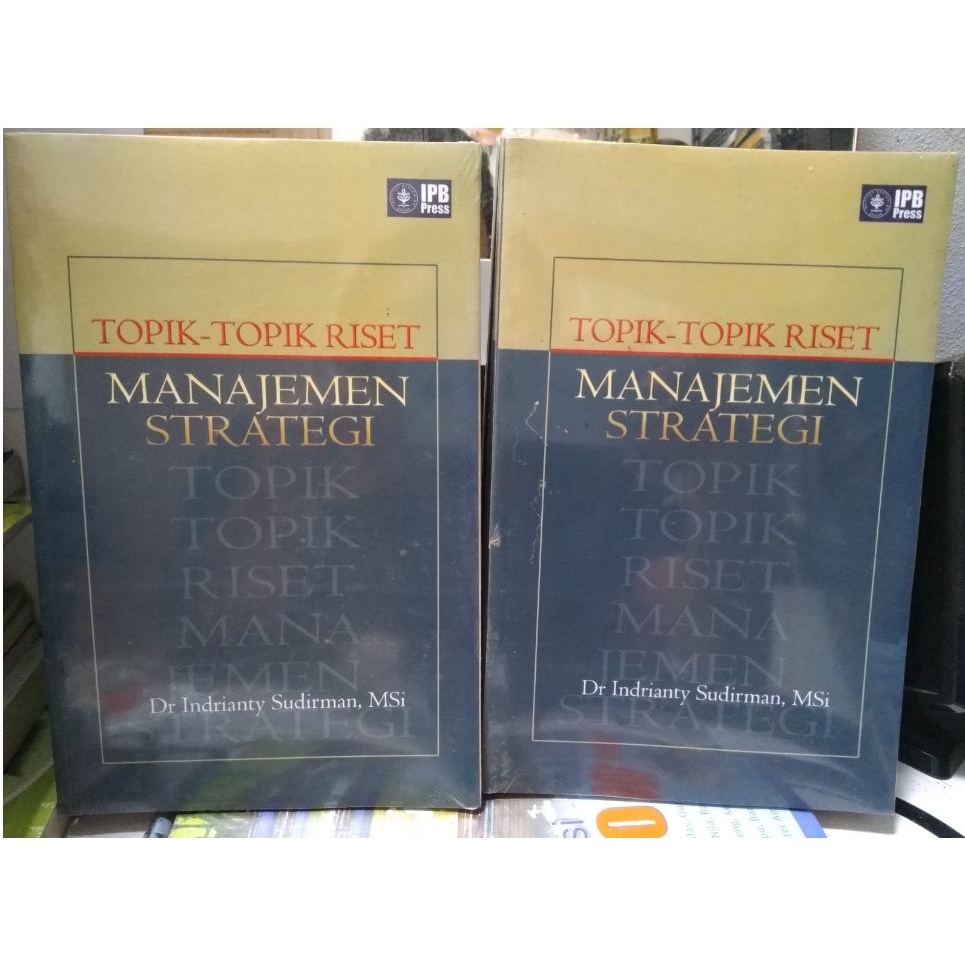 Jual Buku Topik - Topik Riset Manajemen Strategi, ilmu manajemen | Shopee Indonesia