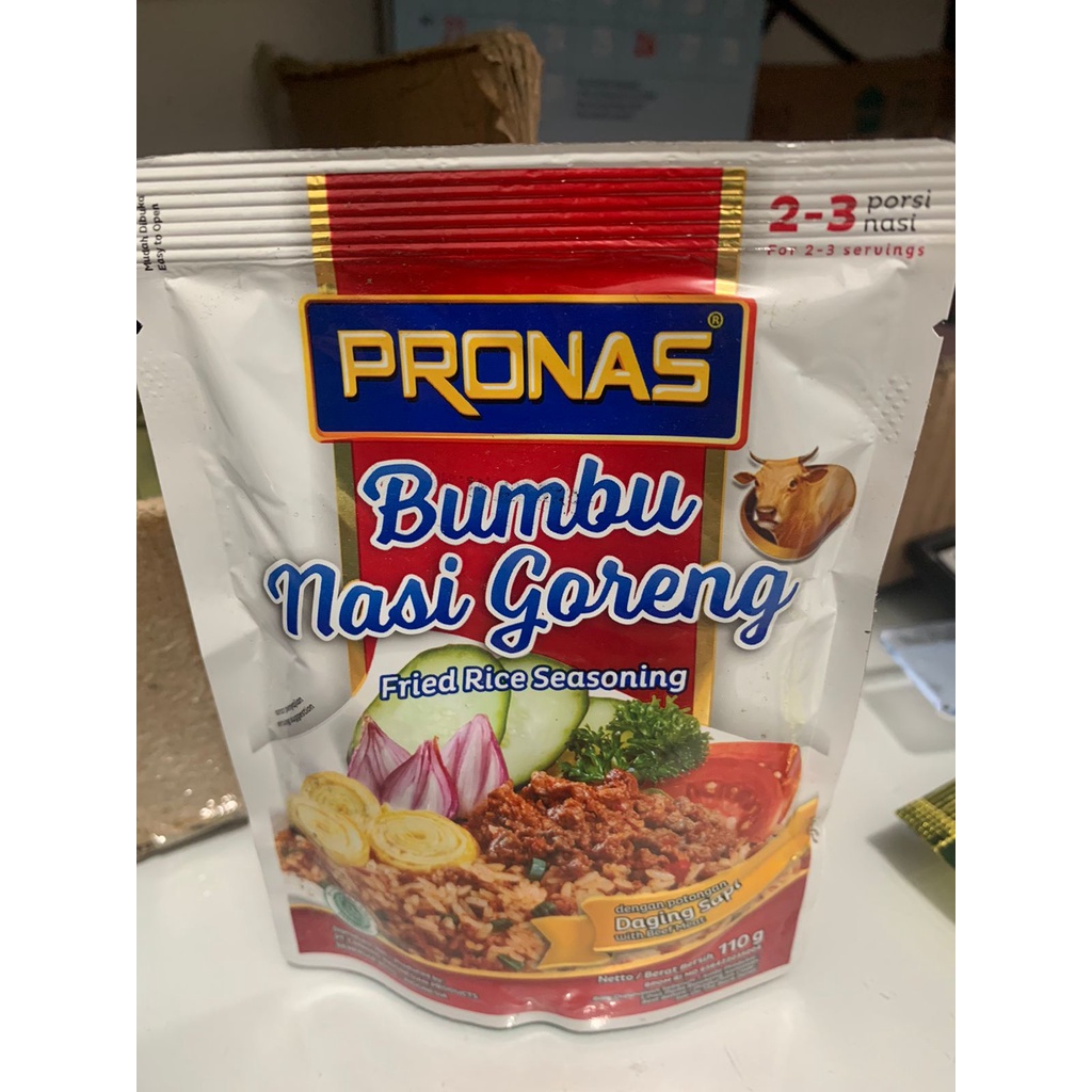 Jual Pronas Bumbu Nasi Goreng Sapi 110 G | Shopee Indonesia