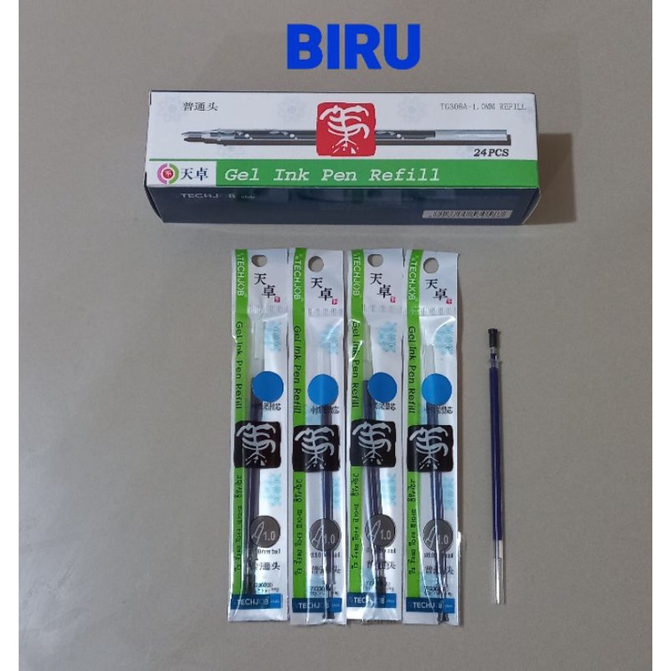 Jual REFILL GEL INK PEN TIZO TG 340 / ISI ULANG PUL PEN TIZO TG-340 1.0 ...
