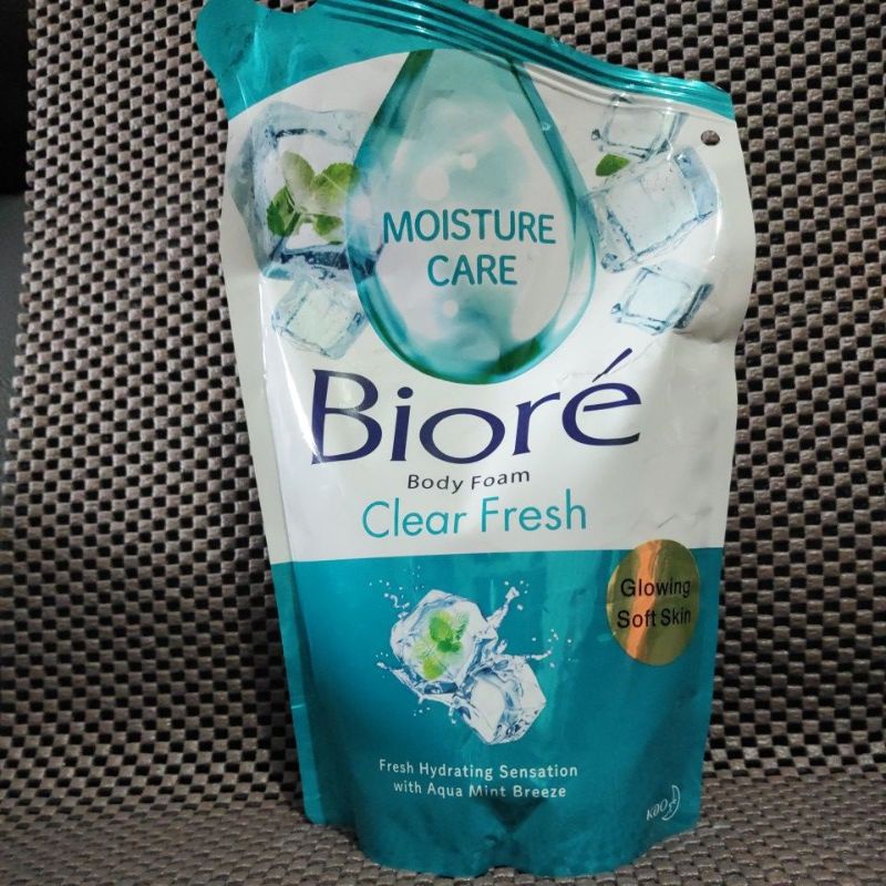Jual Biore Body Foam Clear Fresh Refill 400 ml | Shopee Indonesia