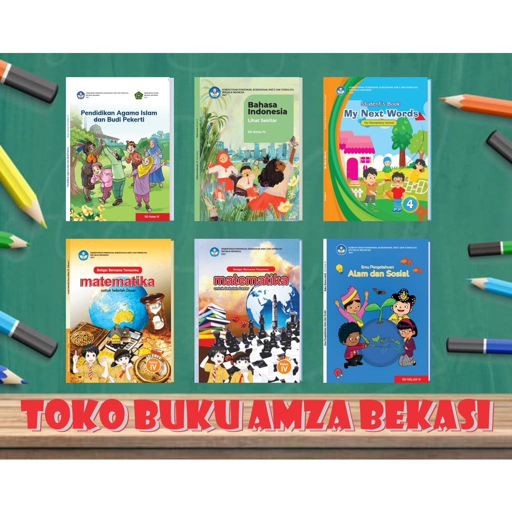 Jual Buku Kumer SD / MI Kelas IV Kurikulum Merdeka Kemendikbud | Shopee ...