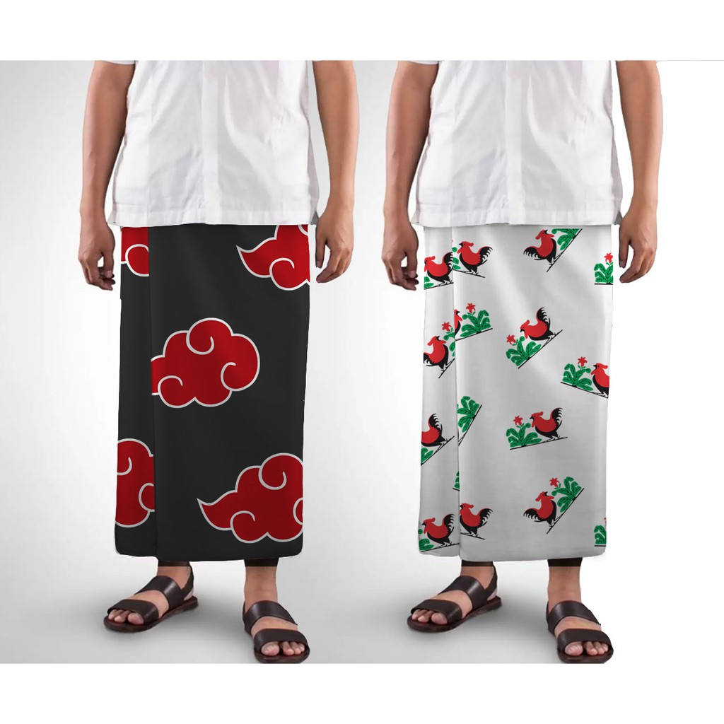 Jual baju sarung kekinian Sarung Custom Anime Casual Naruto Akatsuki ...