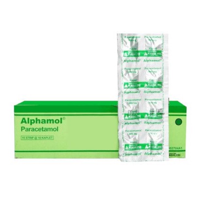 Jual ALPHAMOL BOX ISI 150 KAPLET - Paracetamol obat demam | Shopee ...