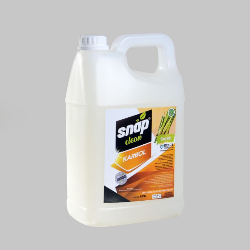 Jual Karbol snap clean 4liter wangi sereh (ojol) | Shopee Indonesia