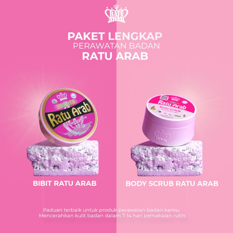 Jual BIBIT RATU ARAB + BODY SCRUB RATU ARAB (PAKET 2in1) LEBIH HEMAT ...